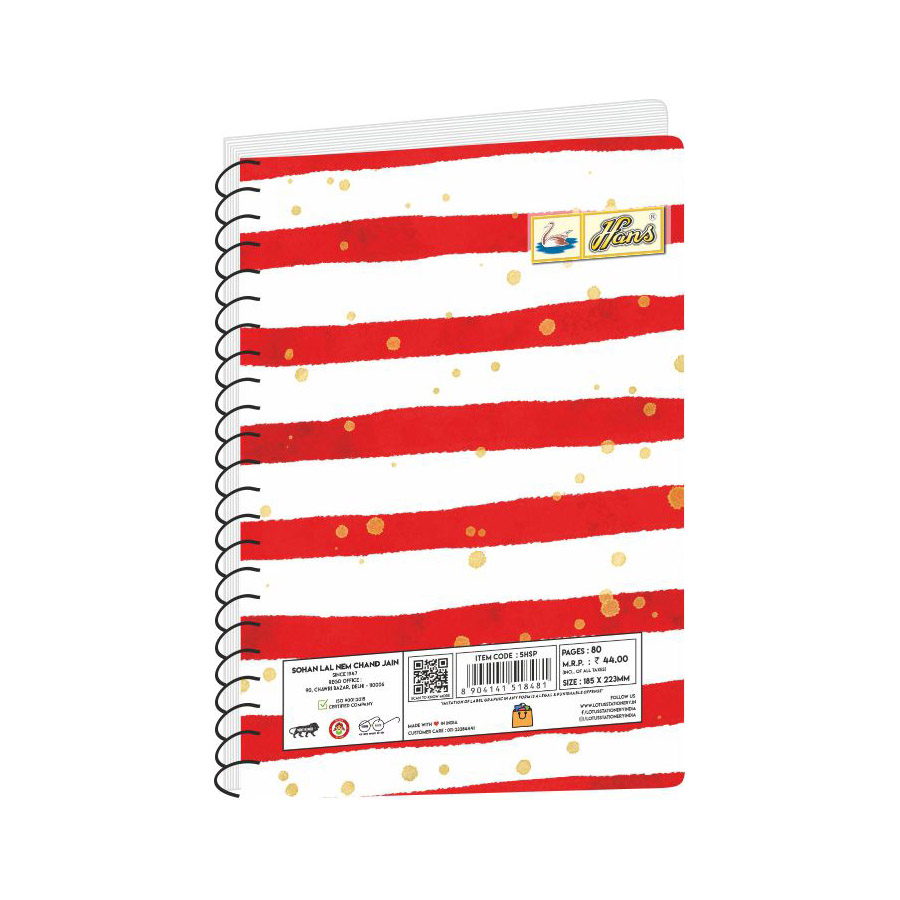 Hans Spiral Notebook – Lotus Stationery