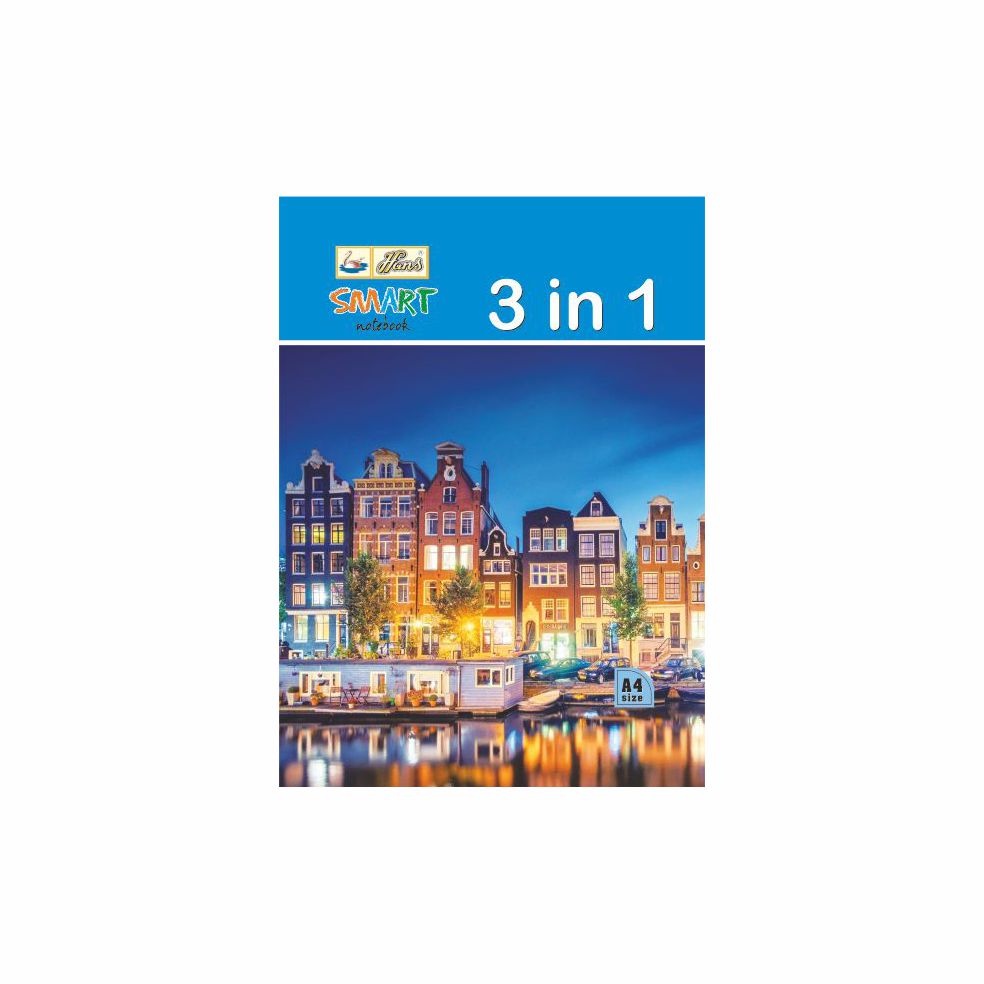 Hans Smart Notebook (3 in 1 Notebook) – Lotus Stationery